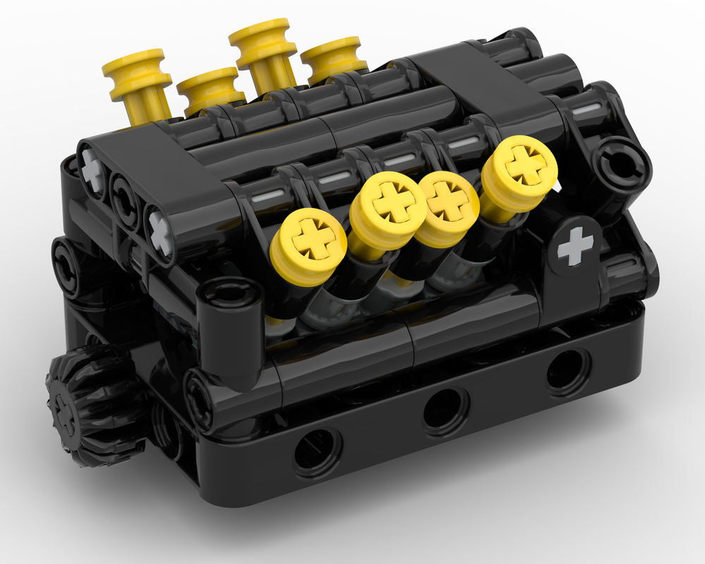 LEGO MOC Tiny V8 Engine by TroubledBeef0 | Rebrickable - Build with LEGO
