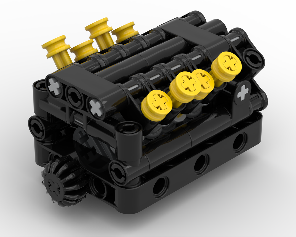 LEGO MOC Tiny V8 Engine by TroubledBeef0 | Rebrickable - Build with LEGO