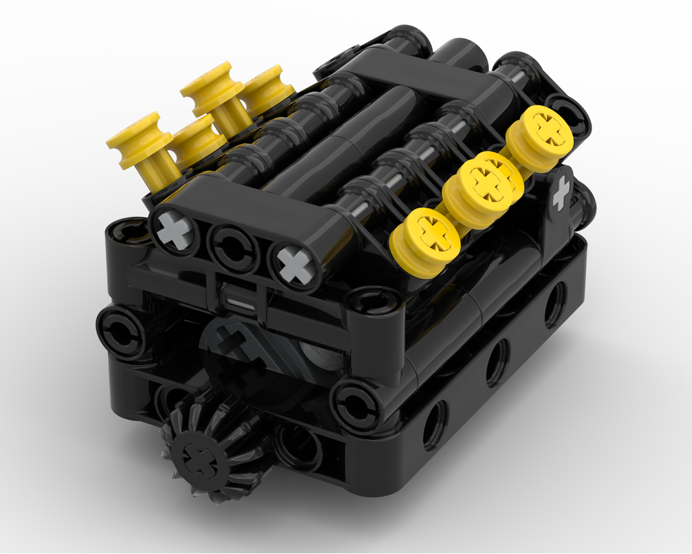 LEGO MOC Tiny V8 Engine by TroubledBeef0 | Rebrickable - Build with LEGO