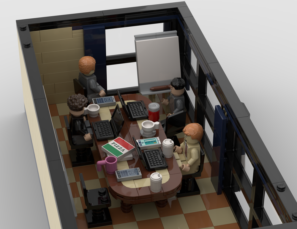 LEGO MOC Modular Office Building - Board Room Floor by mrobison161 ...