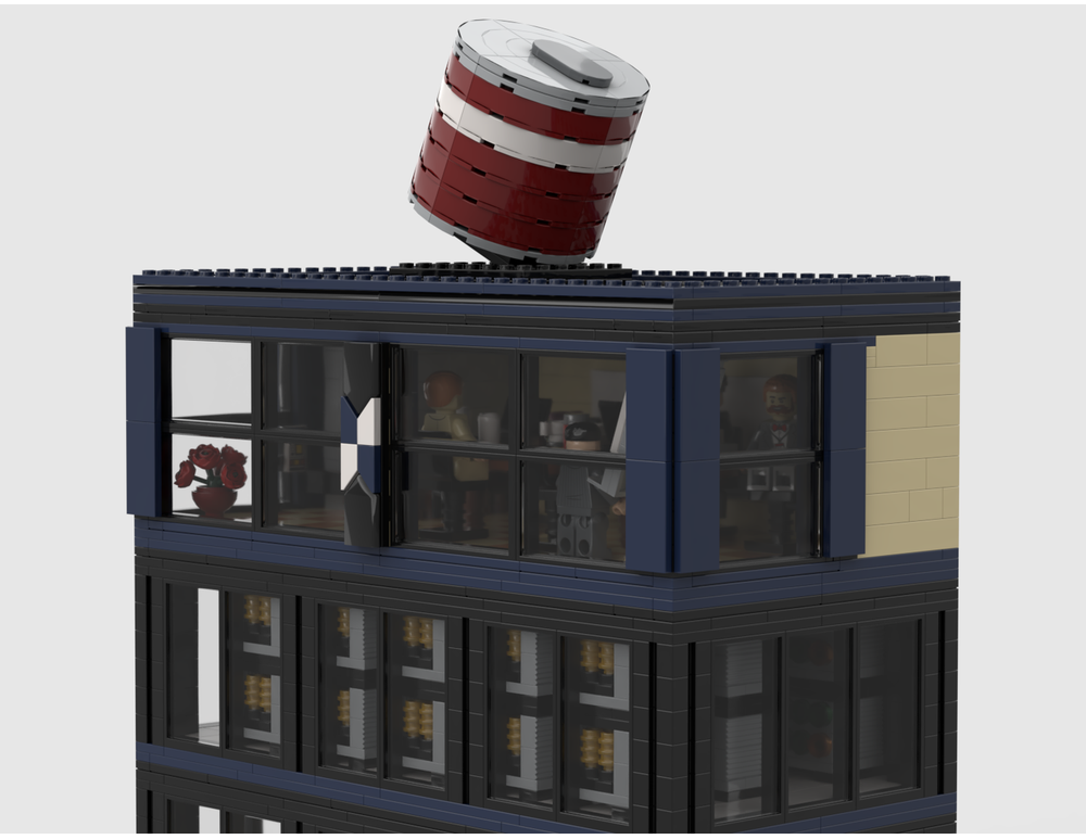 LEGO MOC Modular Office Building - Board Room Floor by mrobison161 ...