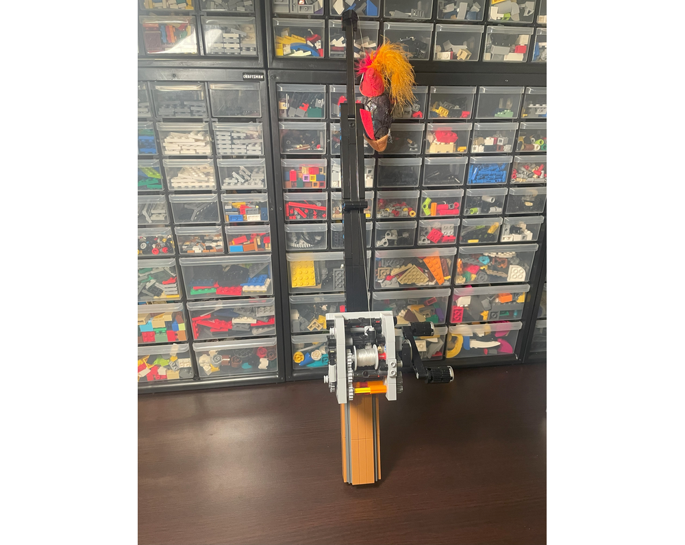 LEGO MOC Working Fishing Rod by JD Brick Co. | Rebrickable - Build with ...