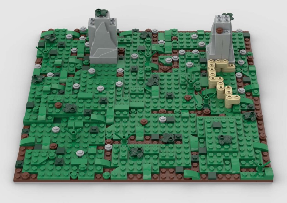 LEGO MOC Rocks Battle Plate by RMC1138 | Rebrickable - Build with LEGO