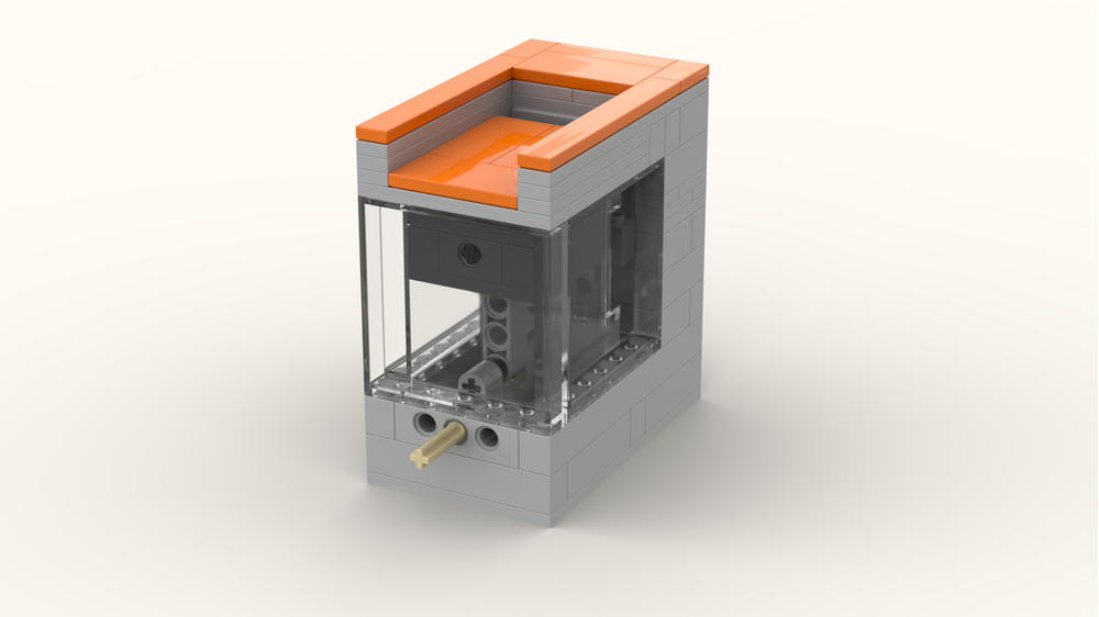 LEGO MOC Simple Vacuum Engine 1-Cylinder by lpecentral | Rebrickable ...