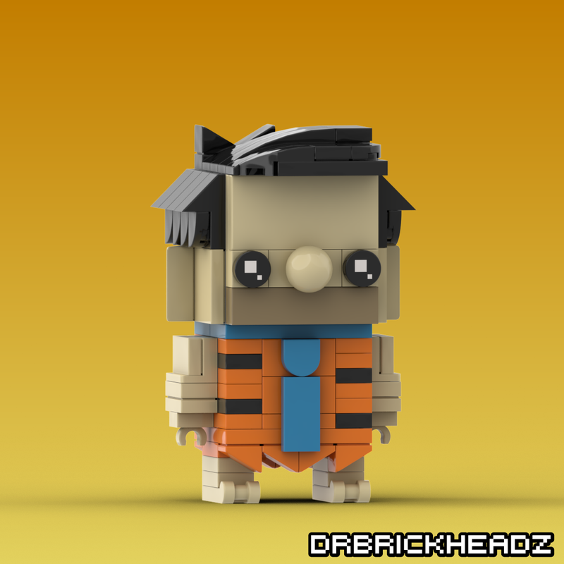 LEGO MOC Fred Flintstone (The Flintstones) Brickheadz by DrBrickheadz ...