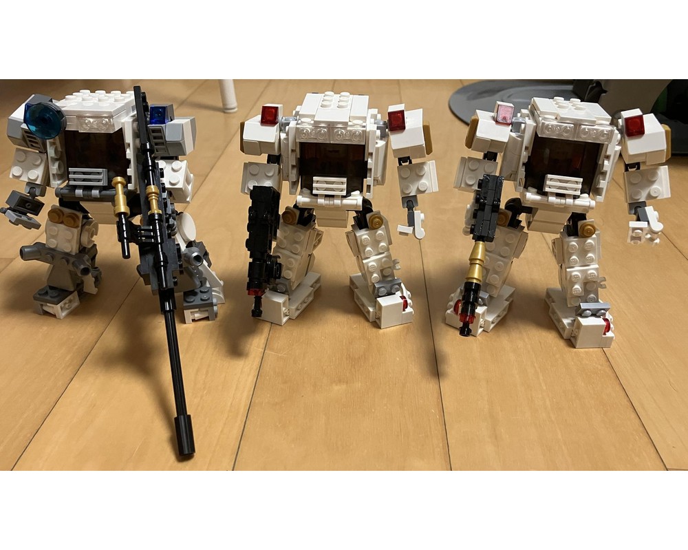 Lego Moc Space Mech Troop By Corydoras Rebrickable Build With Lego
