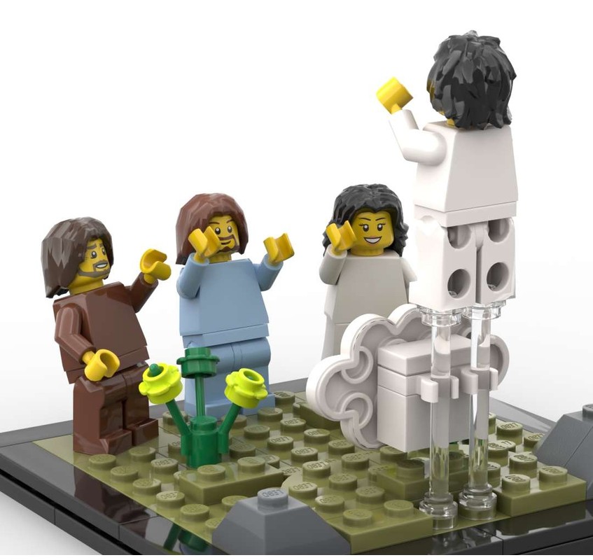 LEGO MOC The Ascension of Jesus Christ into Heaven - Christian Bible ...