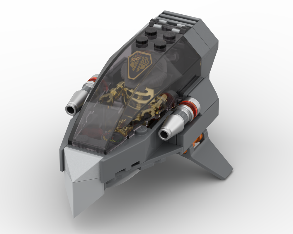 LEGO MOC Detachable Angled Cockpit by SparrowLegs | Rebrickable - Build ...