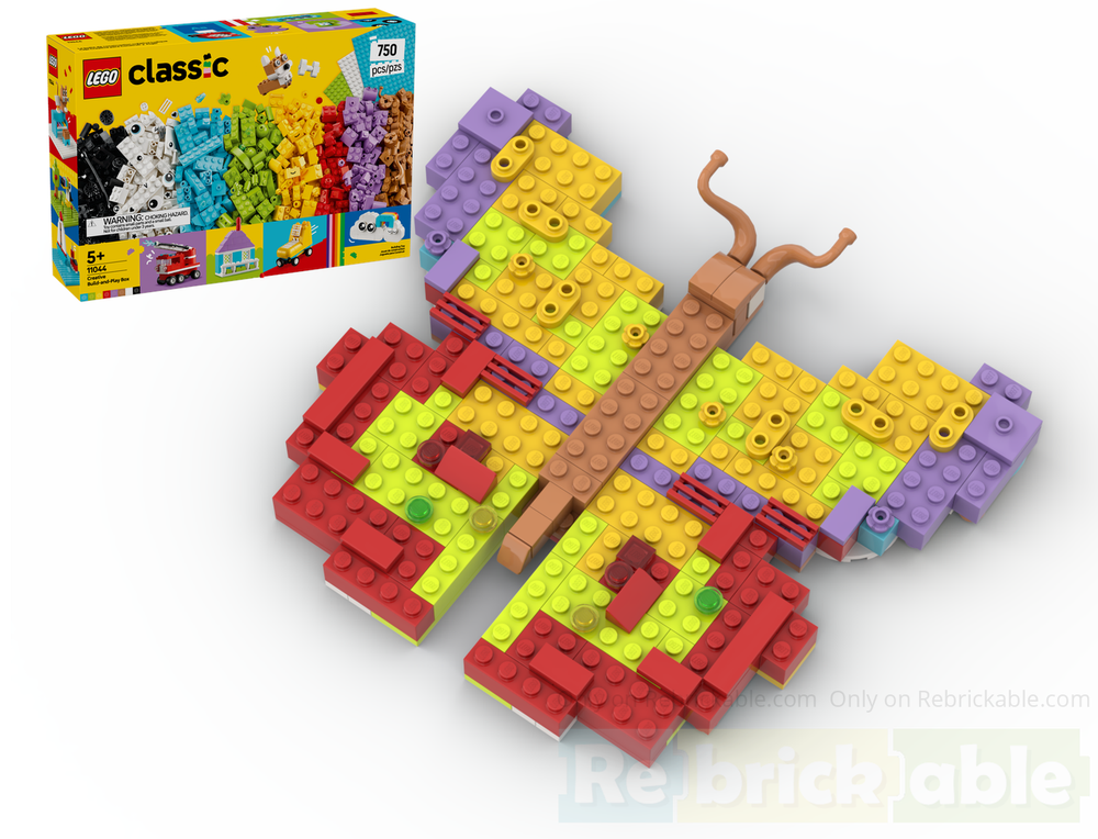 LEGO MOC-218462 Butterfly - 11044 alternate by thebricksandmagic ...