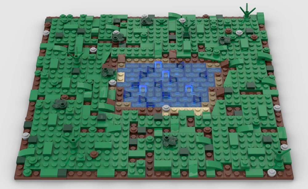 LEGO MOC Pond Battle Plate by RMC1138 | Rebrickable - Build with LEGO
