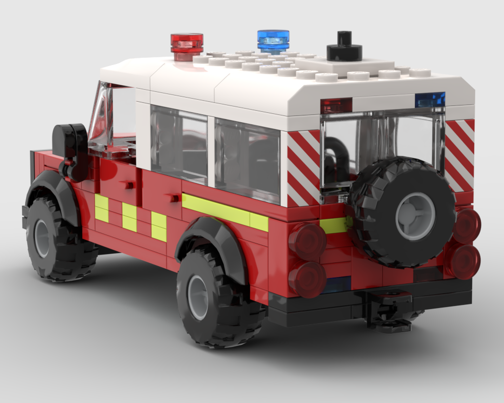LEGO MOC Land Rover Defender Fire PC (People Carrier) by reggieranger ...