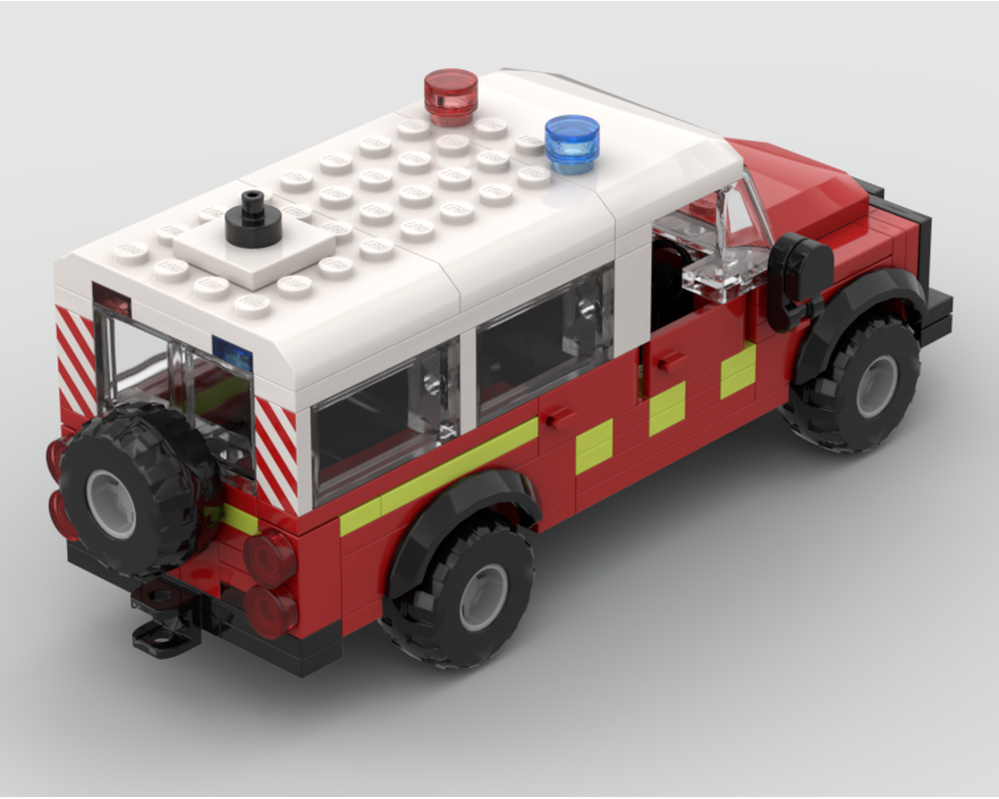 LEGO MOC Land Rover Defender Fire PC (People Carrier) by reggieranger ...