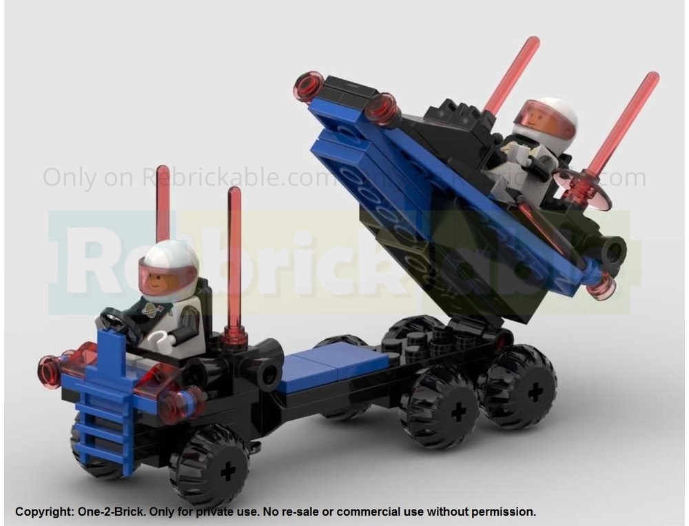 LEGO MOC-218510 Space Police Mod of 6870 Space Probe Launcher by ONE-2 ...