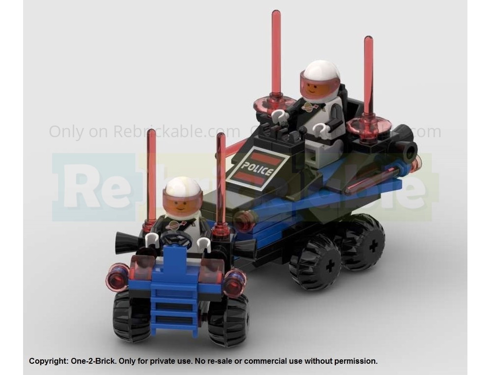 LEGO MOC-218510 Space Police Mod of 6870 Space Probe Launcher by ONE-2 ...