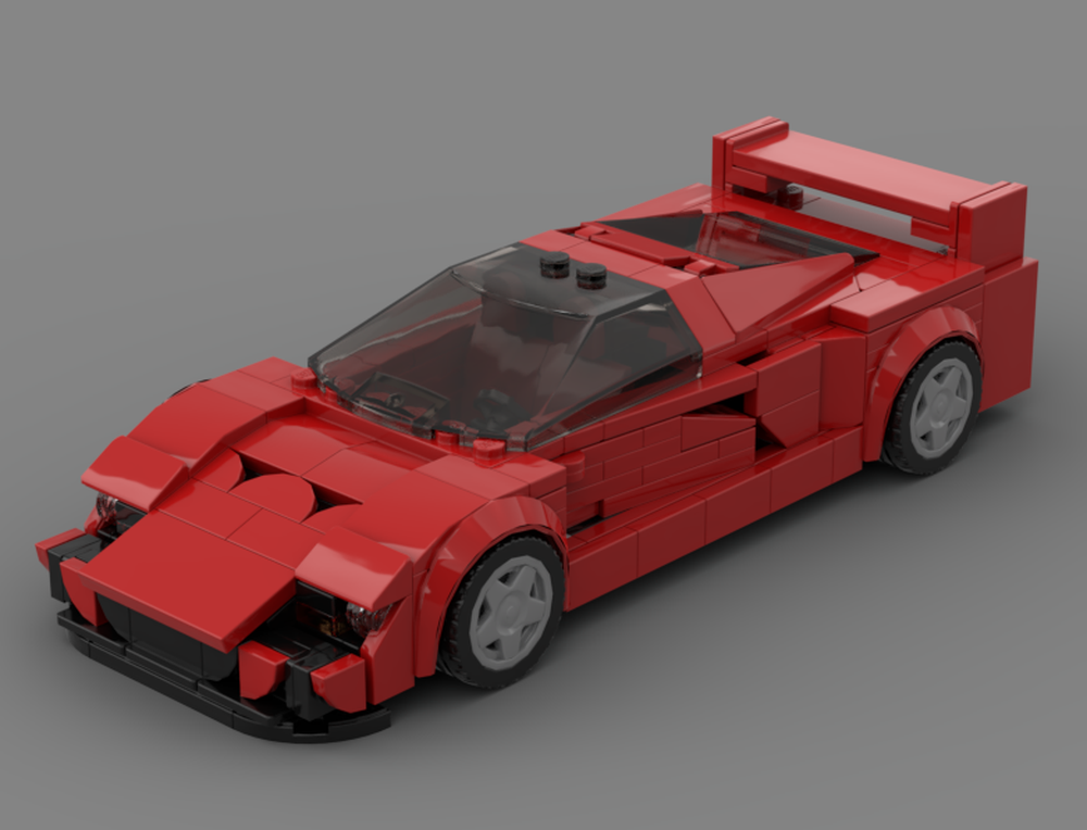 LEGO MOC LEGO Ferari F40 by A.D_Builds | Rebrickable - Build with LEGO