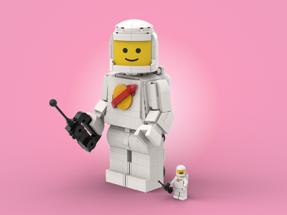 LEGO MOC Spaceman (Up scaled minifigure) by abracada_brick ...