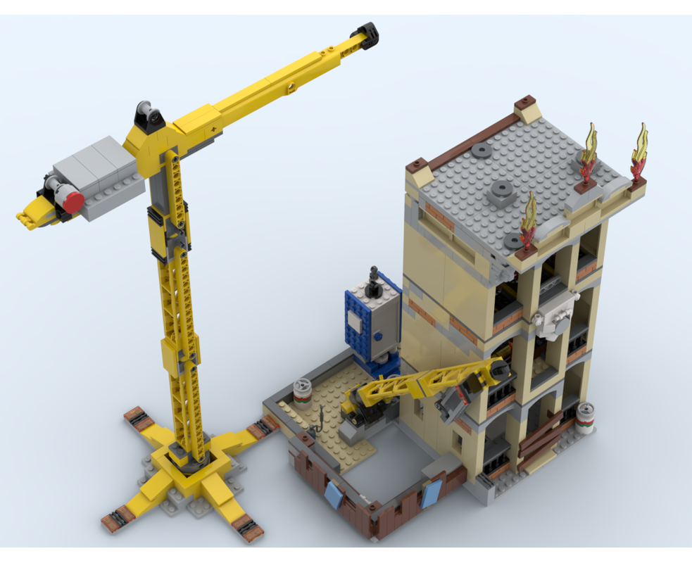 LEGO MOC-218563 Downtown Fire Brigade 60216 MODIFICATION by ...