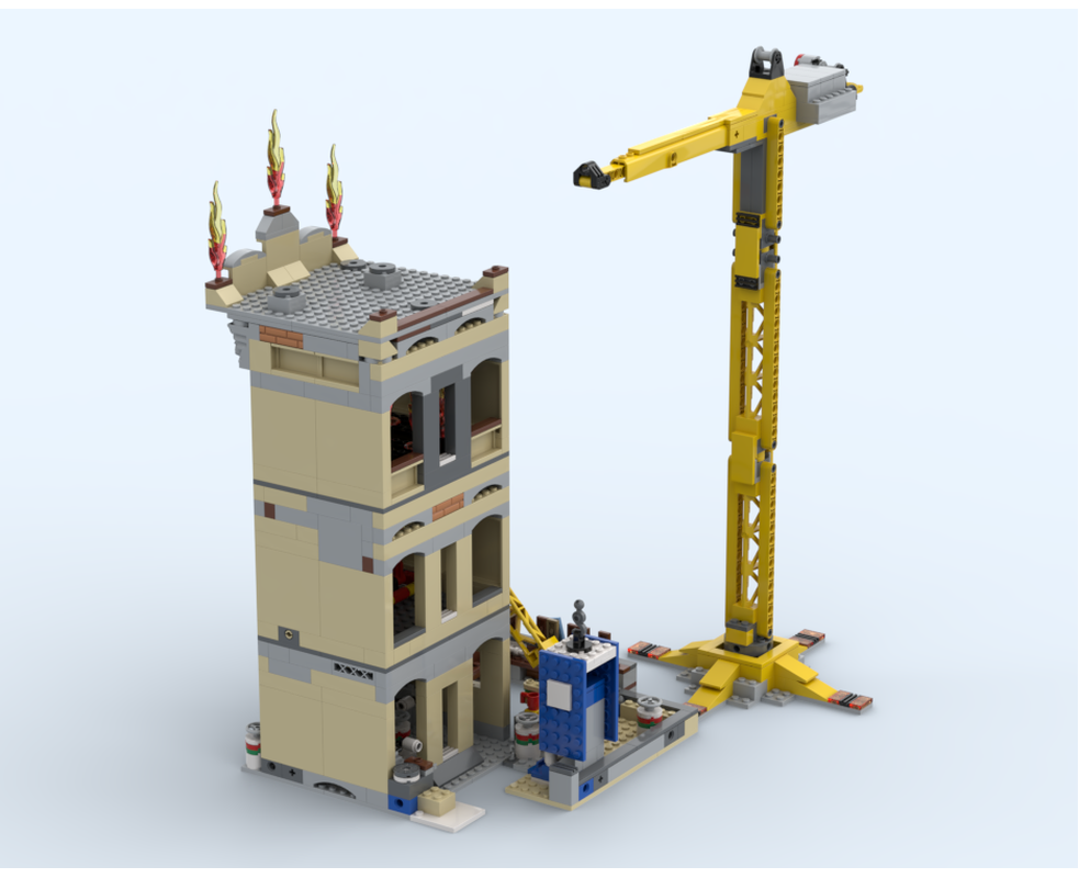 LEGO MOC-218563 Downtown Fire Brigade 60216 MODIFICATION by ...