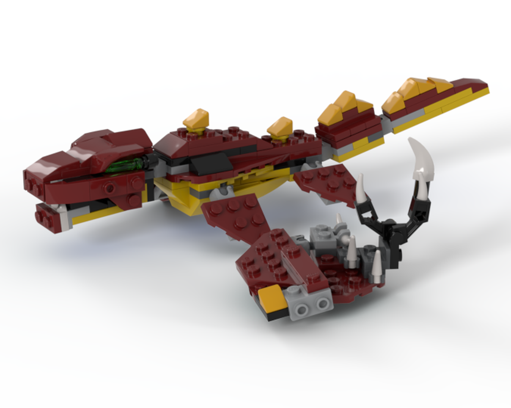 LEGO MOC lego mosasaurus from one 31073 by Magical Bricks | Rebrickable ...