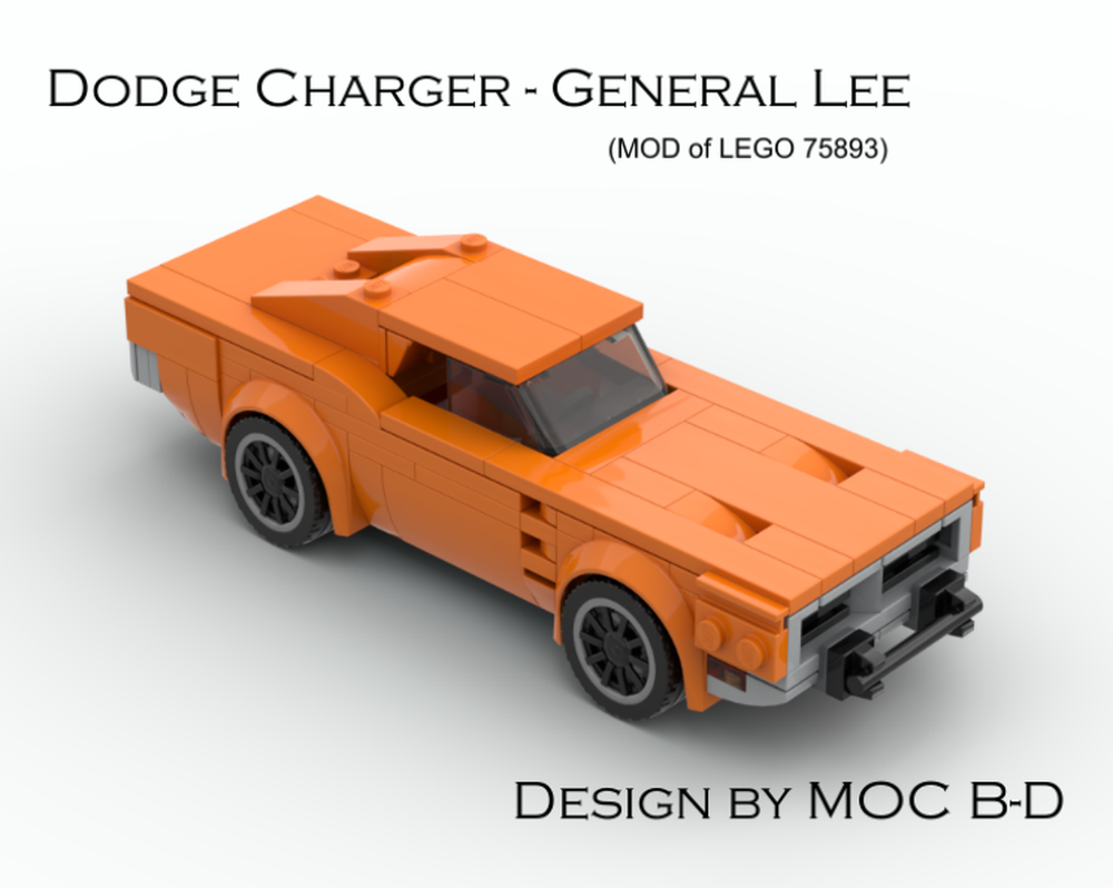 LEGO MOC Dukes of Hazzard Dodger Charger - General Lee by MOC B-D ...