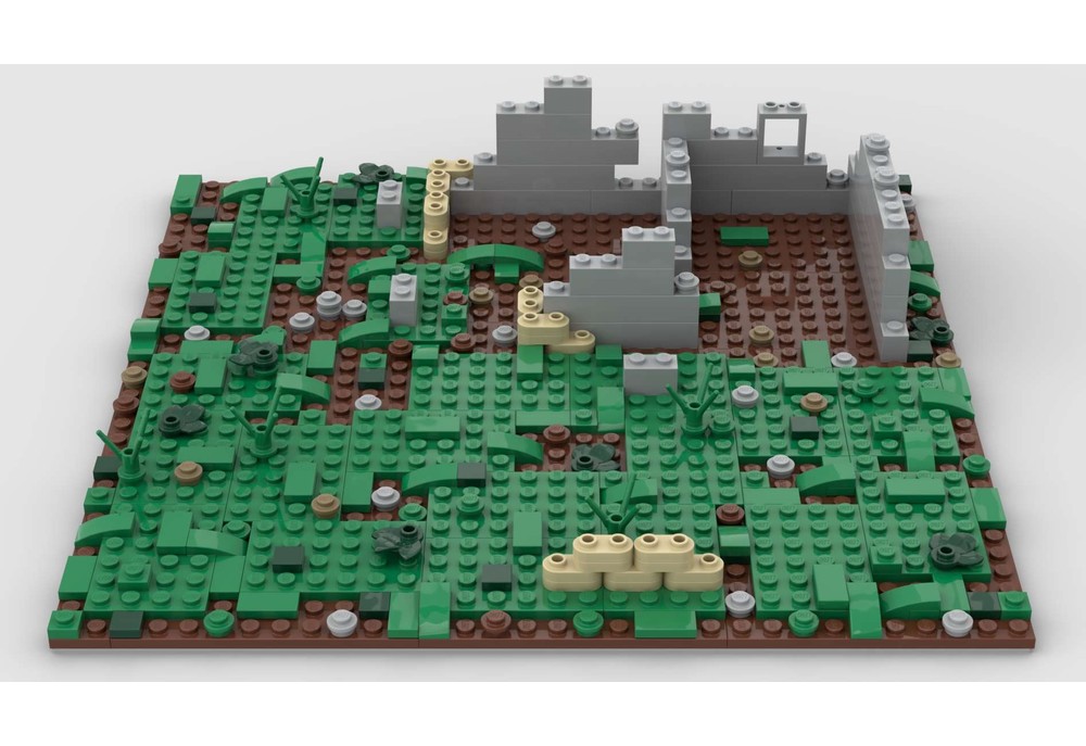 LEGO MOC-218594 Ruins Battle Plate by RMC1138 | Rebrickable - Build ...