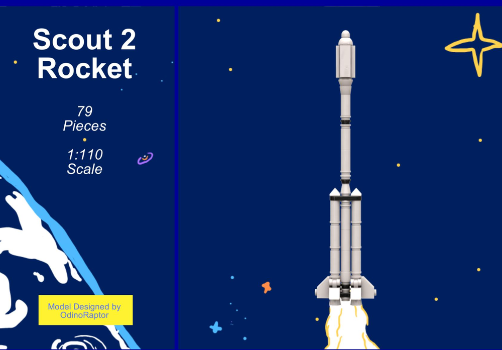 LEGO MOC-218640 Scout 2 Rocket | 1:110 by OdinoRaptor | Rebrickable ...