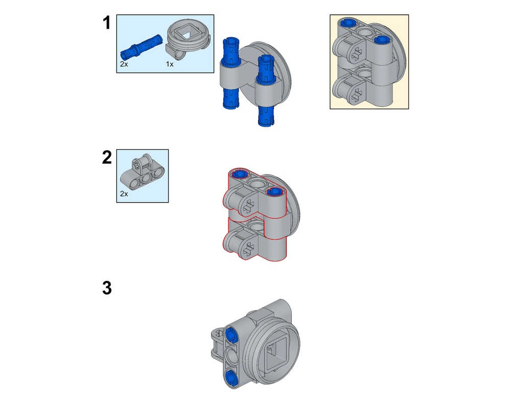 LEGO MOC-218651 Turntable Mech Shoulder Joint by SparrowLegs ...