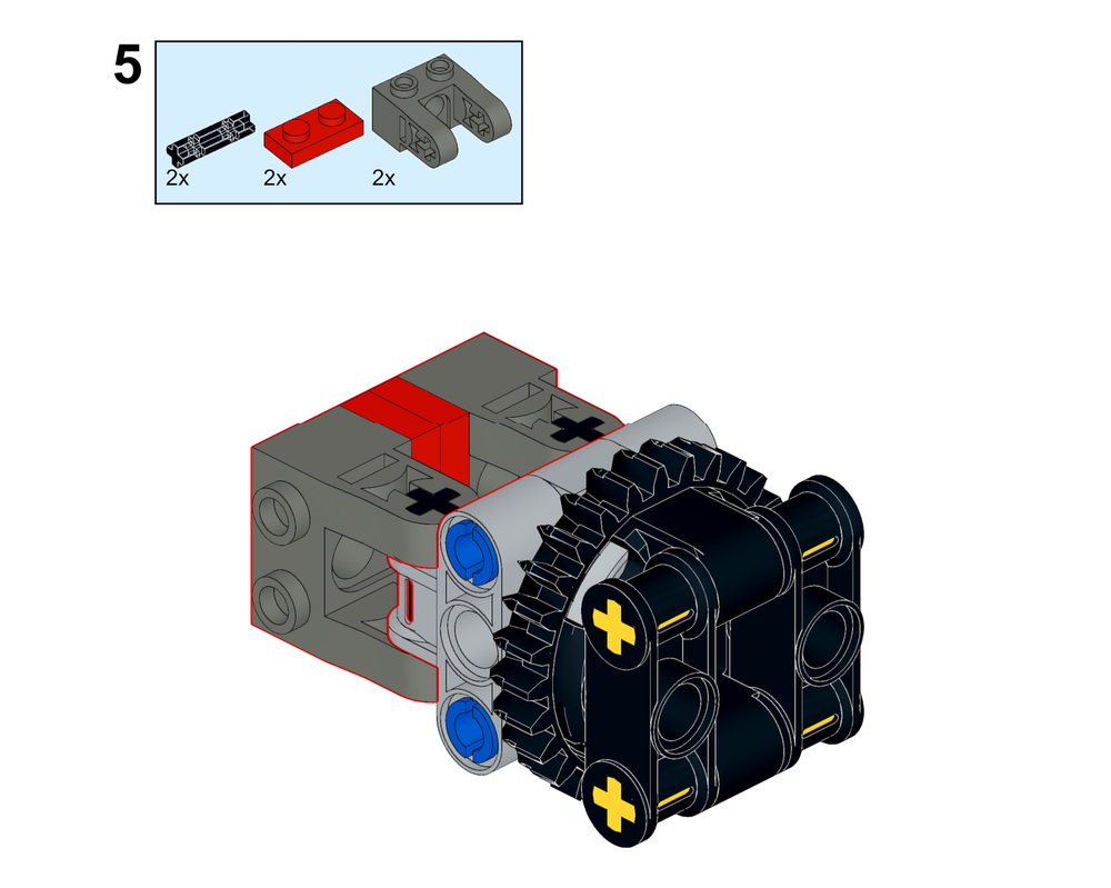 LEGO MOC Turntable Mech Shoulder Joint by SparrowLegs | Rebrickable ...