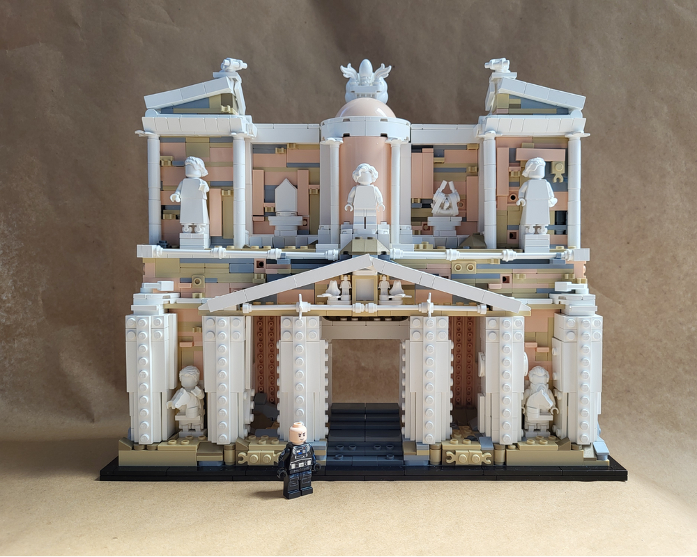 LEGO MOC Petra Jordan Treasury - Temple of the Holy Grail by Dex Bricks ...