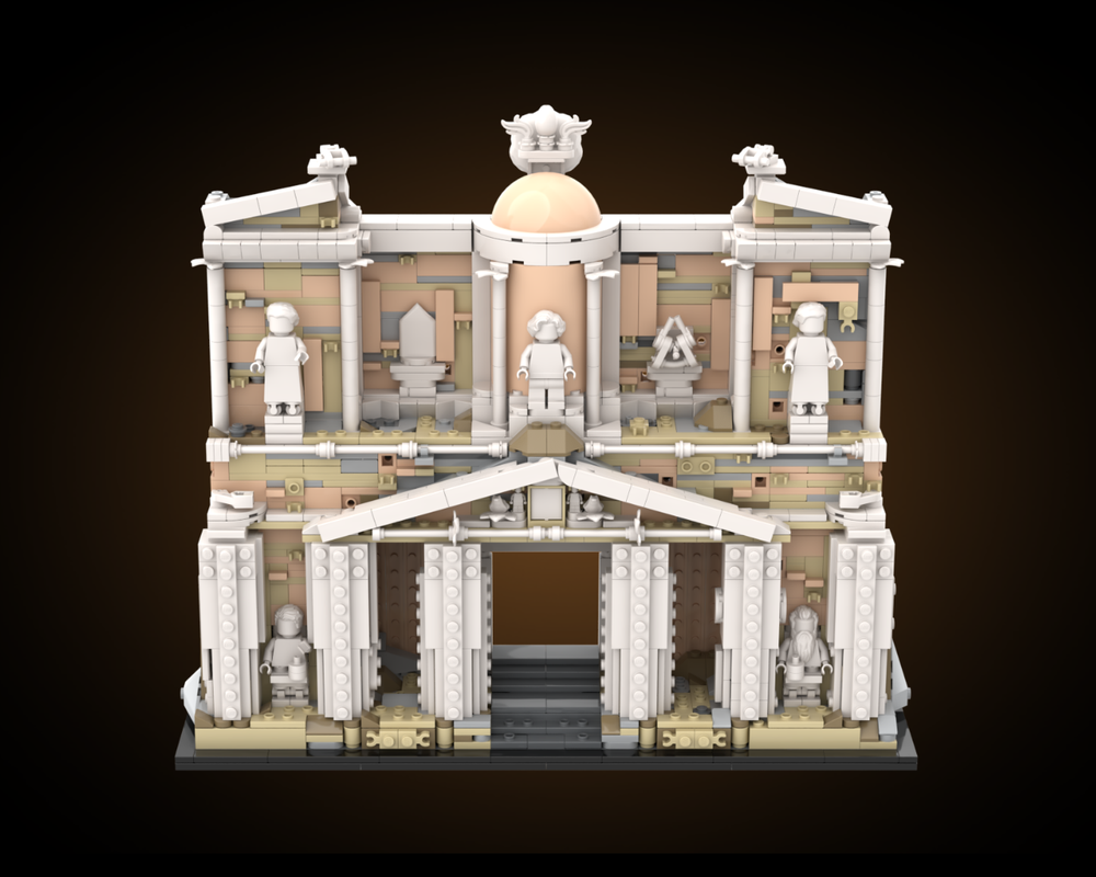 LEGO MOC-218660 Petra Jordan Treasury - Temple of the Holy Grail by Dex ...