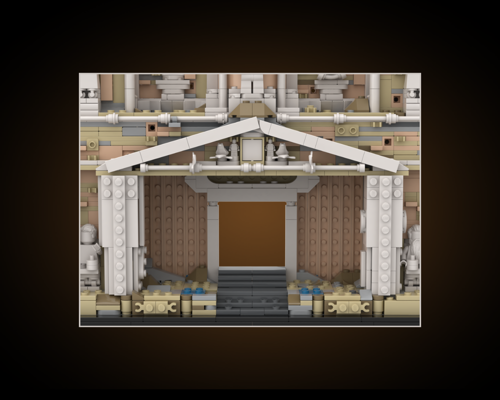 LEGO MOC Petra Jordan Treasury - Temple of the Holy Grail by Dex Bricks ...