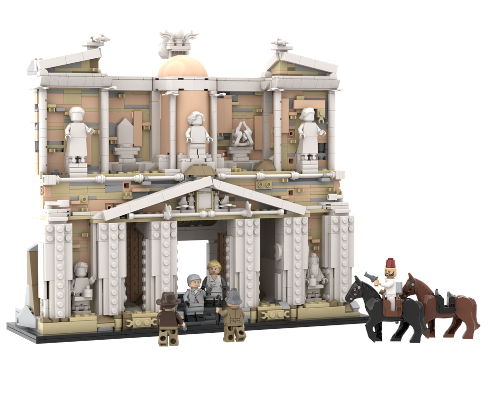 LEGO MOC Petra Jordan Treasury - Temple of the Holy Grail by Dex Bricks ...
