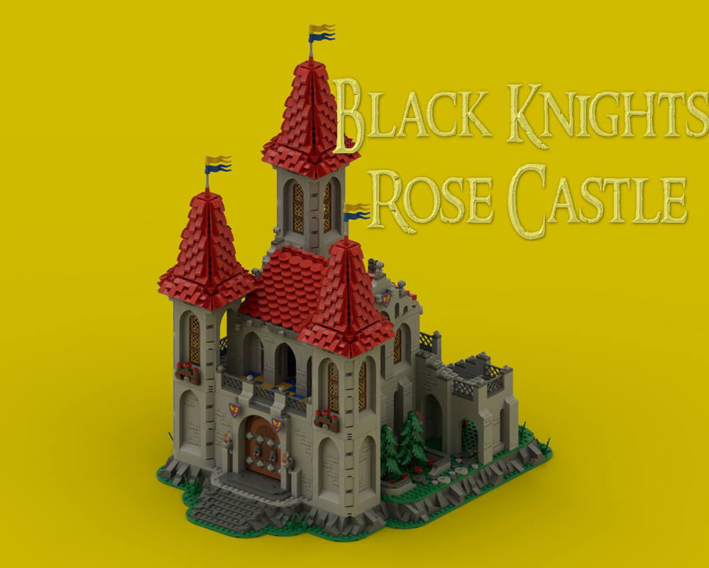 LEGO MOC Black Knights Rose Castle by sir_wesley86 | Rebrickable ...
