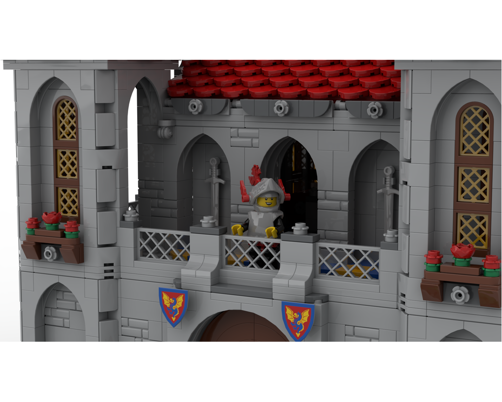 LEGO MOC Black Knights Rose Castle by sir_wesley86 | Rebrickable ...