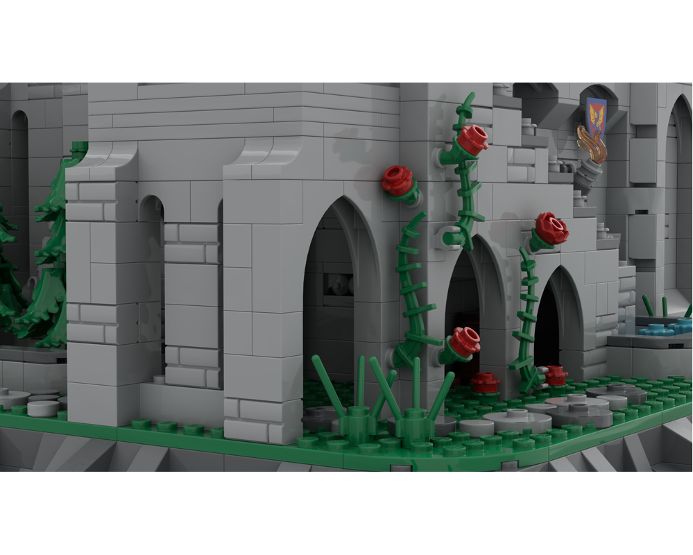 LEGO MOC Black Knights Rose Castle by sir_wesley86 | Rebrickable ...