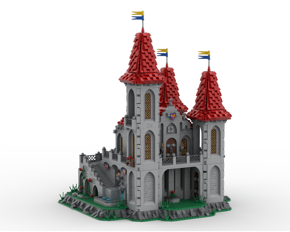 LEGO MOC Black Knights Rose Castle by sir_wesley86 | Rebrickable ...