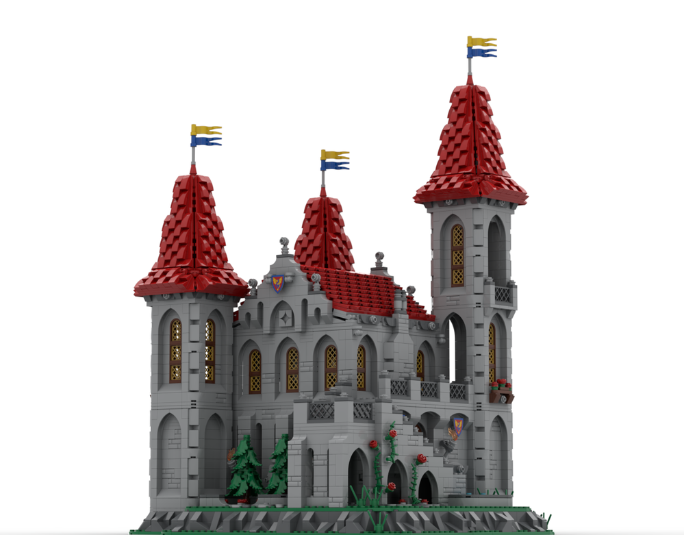 LEGO MOC Black Knights Rose Castle by sir_wesley86 | Rebrickable ...