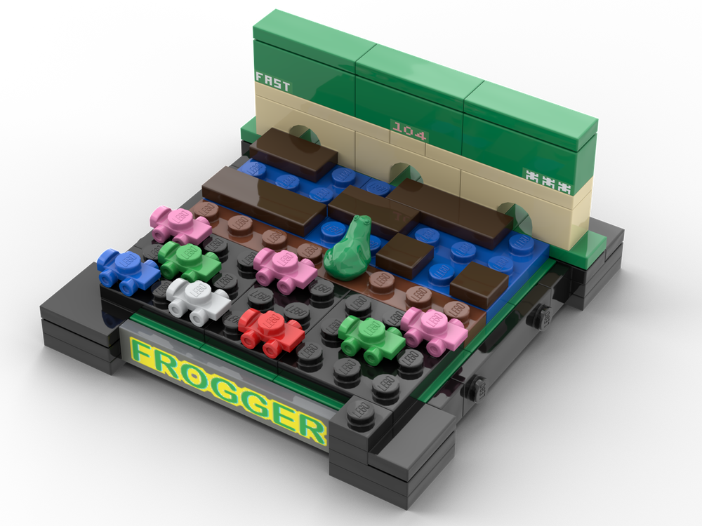 LEGO MOC Frogger Diorama for Atari by utm1996 | Rebrickable - Build ...