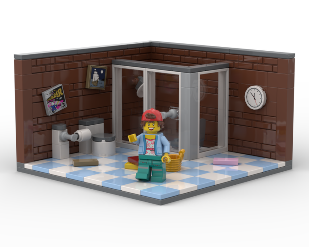 LEGO MOC LEGO Bathroom MOC by BrianWithBricks | Rebrickable - Build ...