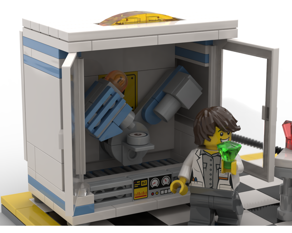 LEGO MOC Research Lab - X-Ray diffractometer by Ptchnk | Rebrickable ...