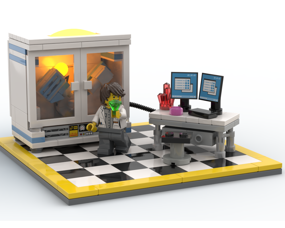 LEGO MOC Research Lab - X-Ray diffractometer by Ptchnk | Rebrickable ...
