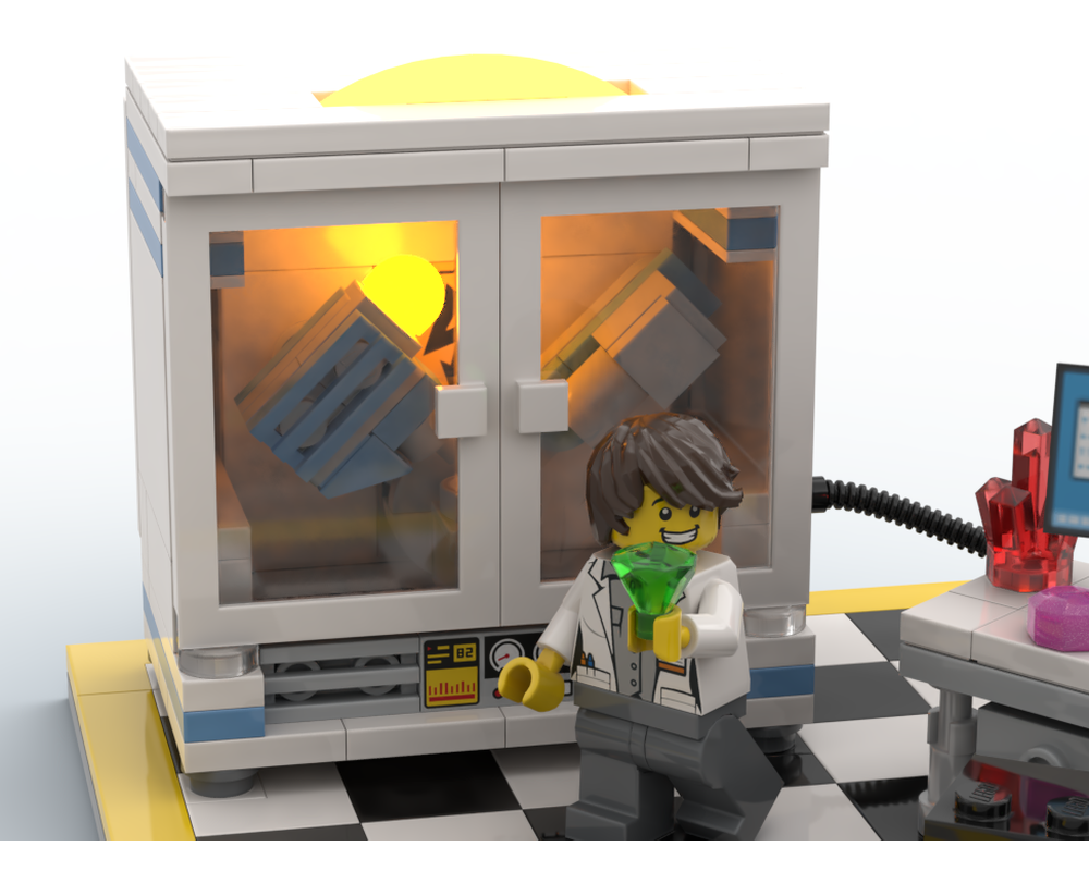 LEGO MOC Research Lab - X-Ray diffractometer by Ptchnk | Rebrickable ...