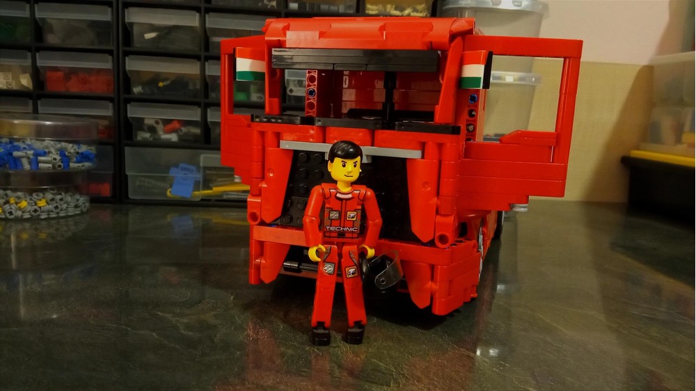 LEGO MOC Balu - MAN Race Truck by Adam_Brick | Rebrickable - Build with ...