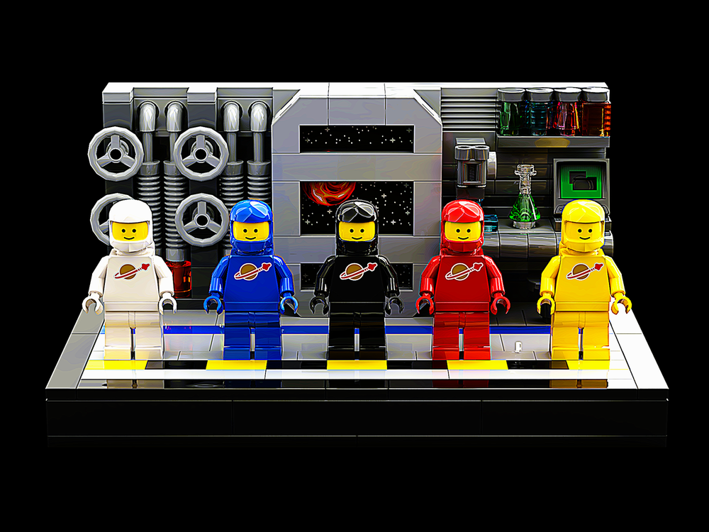LEGO MOC Classic Space Minifigure Display MOC by Rossco311 ...