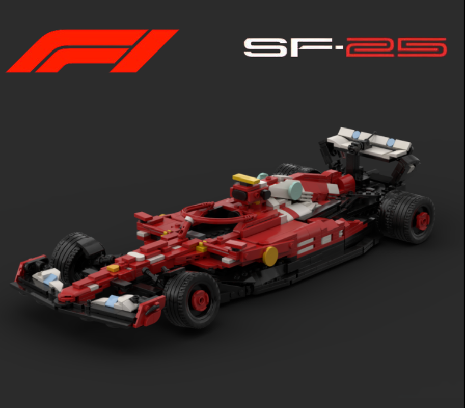 LEGO MOC Formula 1 2025 (SF-25) by BasicBuilder23 | Rebrickable - Build ...