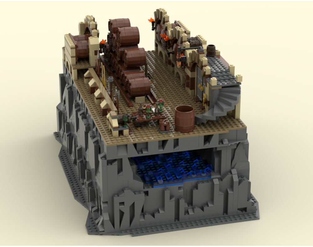 LEGO MOC The Barrel Escape Part 1 by GSLOTR | Rebrickable - Build with LEGO