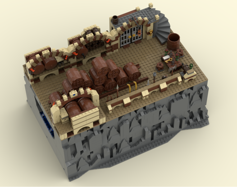LEGO MOC The Barrel Escape Part 1 by GSLOTR | Rebrickable - Build with LEGO