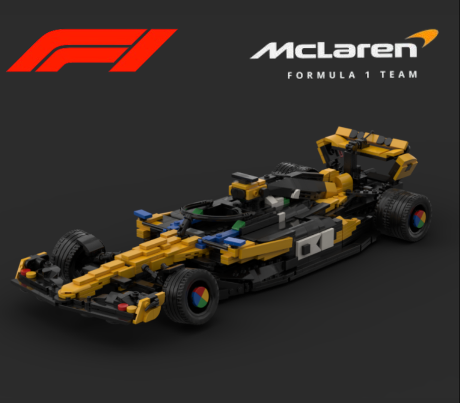 LEGO MOC Formula 1 2025 (McLaren) by BasicBuilder23 | Rebrickable ...
