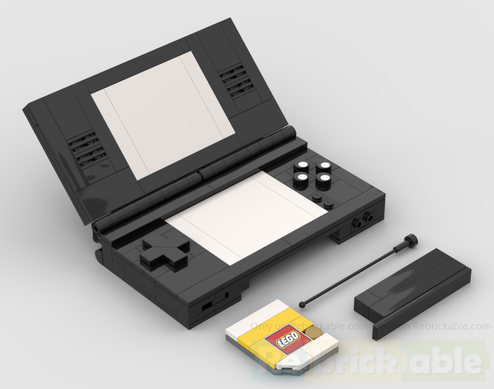 LEGO MOC Life-size Nintendo DS Lite by toomanybees | Rebrickable ...