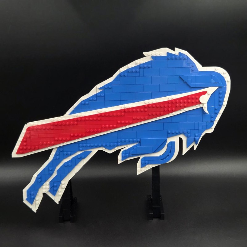 LEGO MOC Buffalo Bills Logo by Brick_Lizard | Rebrickable - Build with LEGO